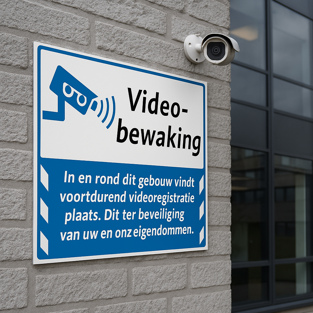 Sticker camerabewaking / bord - OnlineSafetyShop.com Bekijk hier!