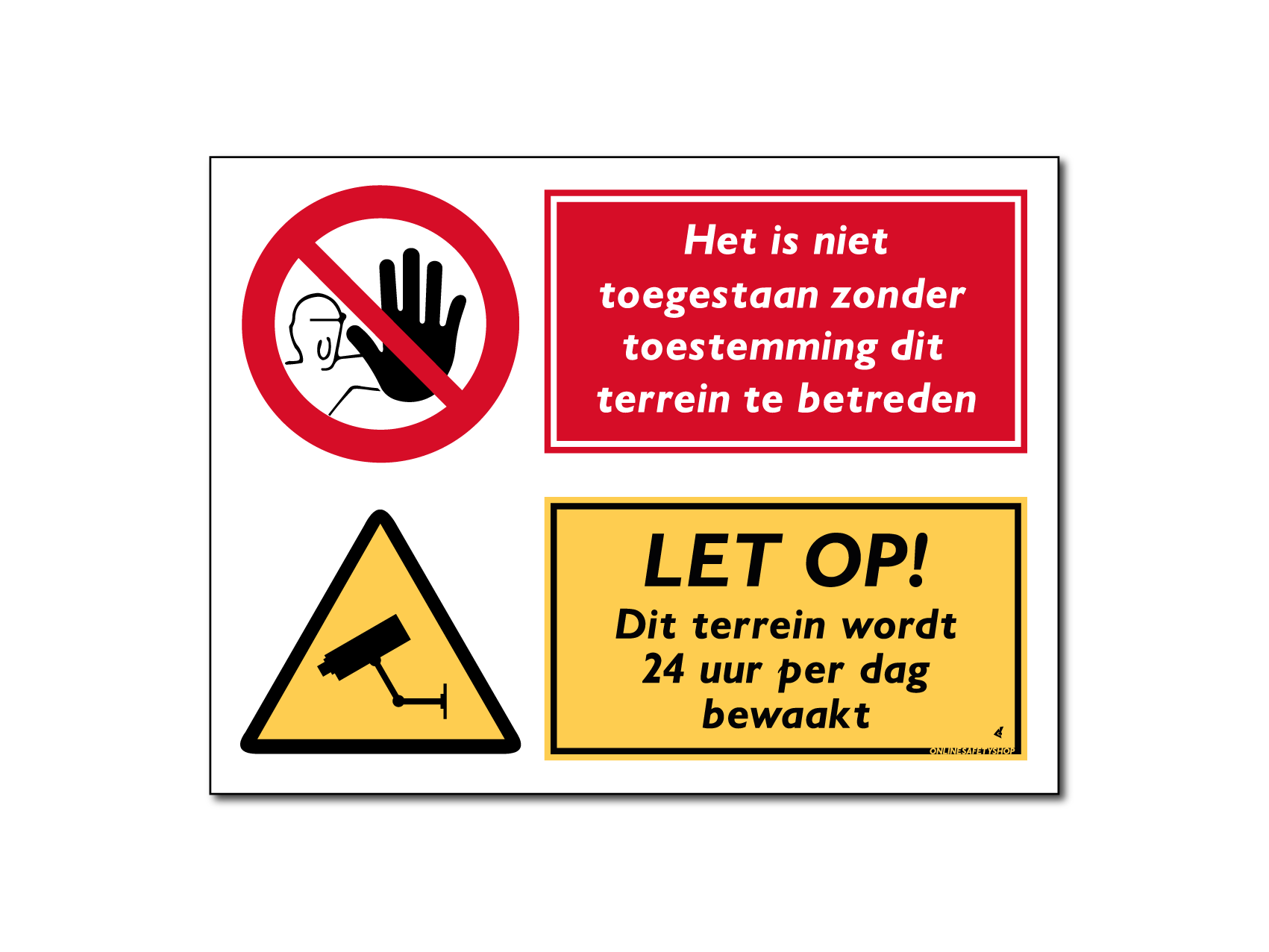 Geen Toegang & Bewaking" - Complete Veiligheidsoplossing