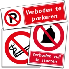 Rookverbod Borden - De grootste collectie van Nederland